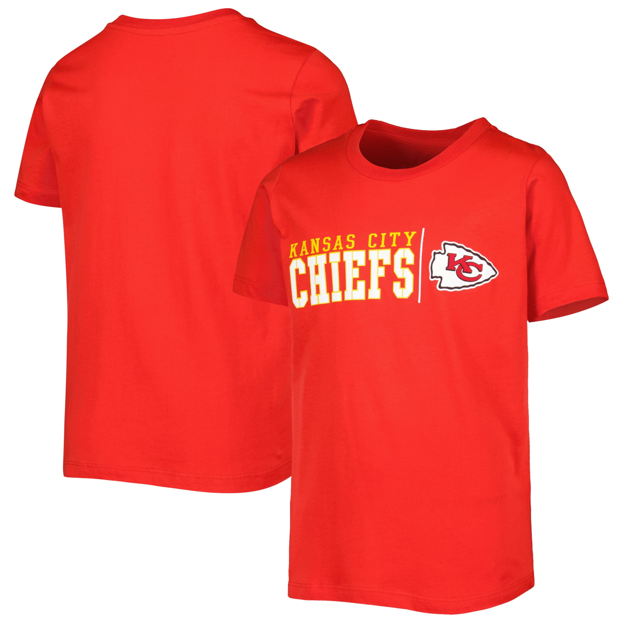 Kansas City Chiefs Short Sleeve Tee - S6/7 Cotton T-Shirt - Walmart.com