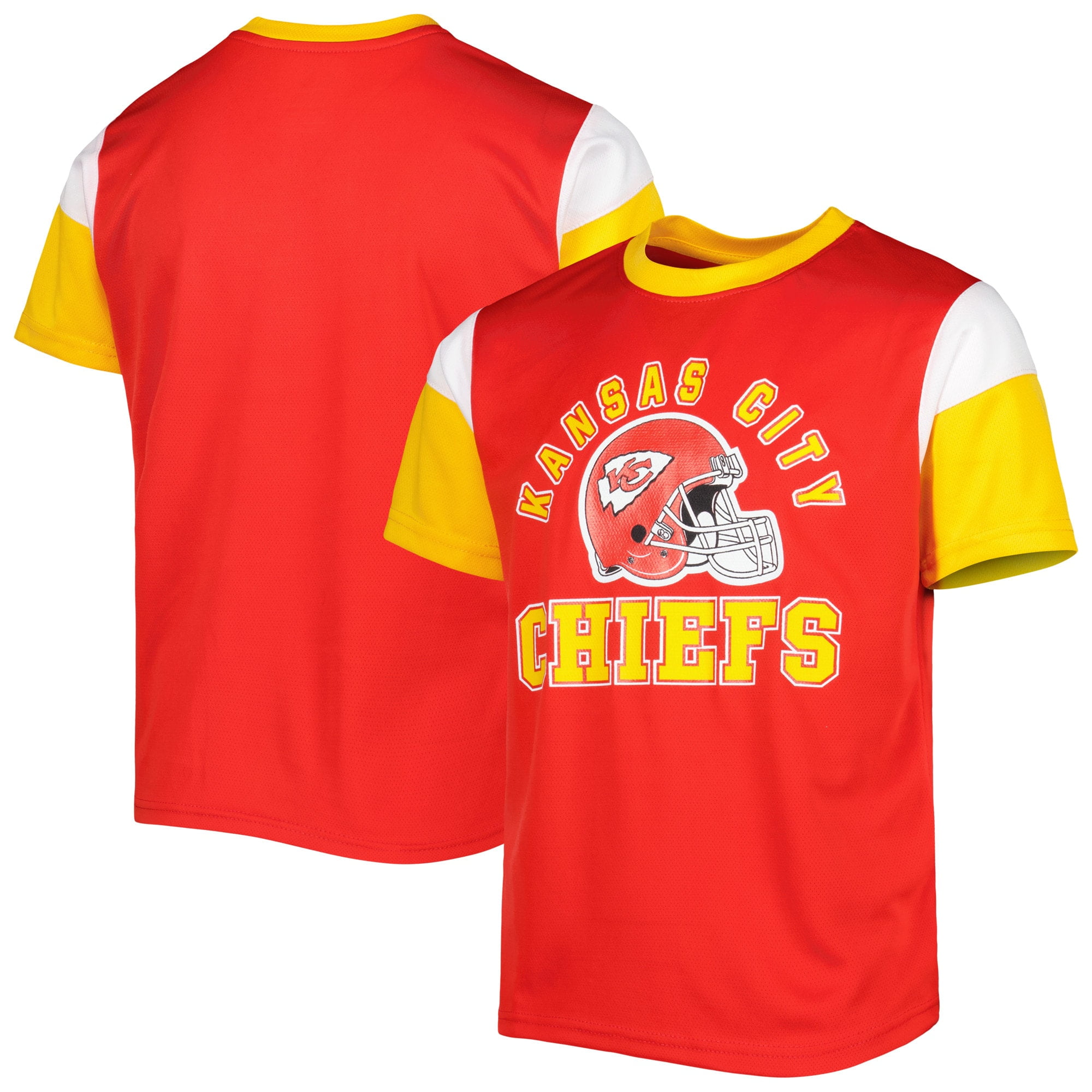 Kansas City Chiefs Boys 4-18 SS Poly Pin Dot Top 9K1BXFFAZ L10/12 ...