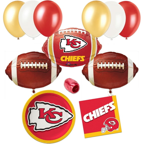 Kansas City Chiefs Birthday Party Supplies