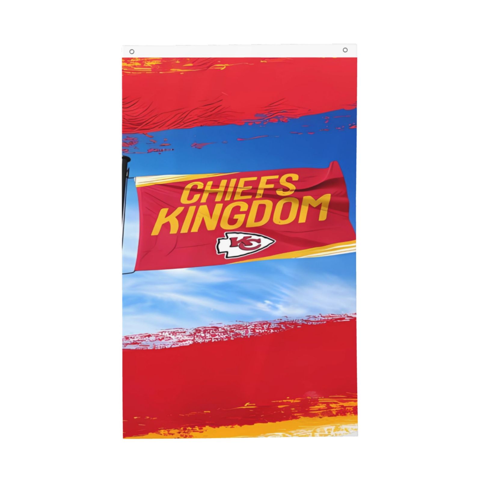 KC Chiefss Double Sided Outdoor Decorative Flag Support Flag Indoor ...