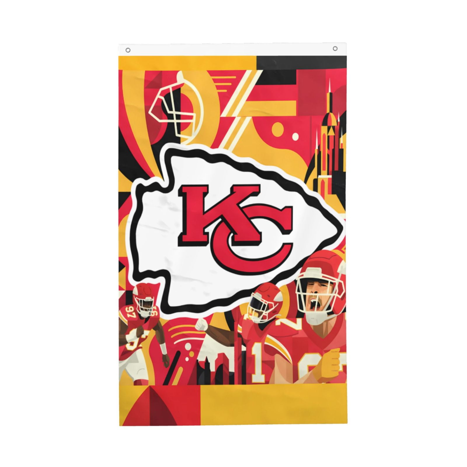 KC Chiefss Double Sided Outdoor Decorative Flag Support Flag Indoor ...