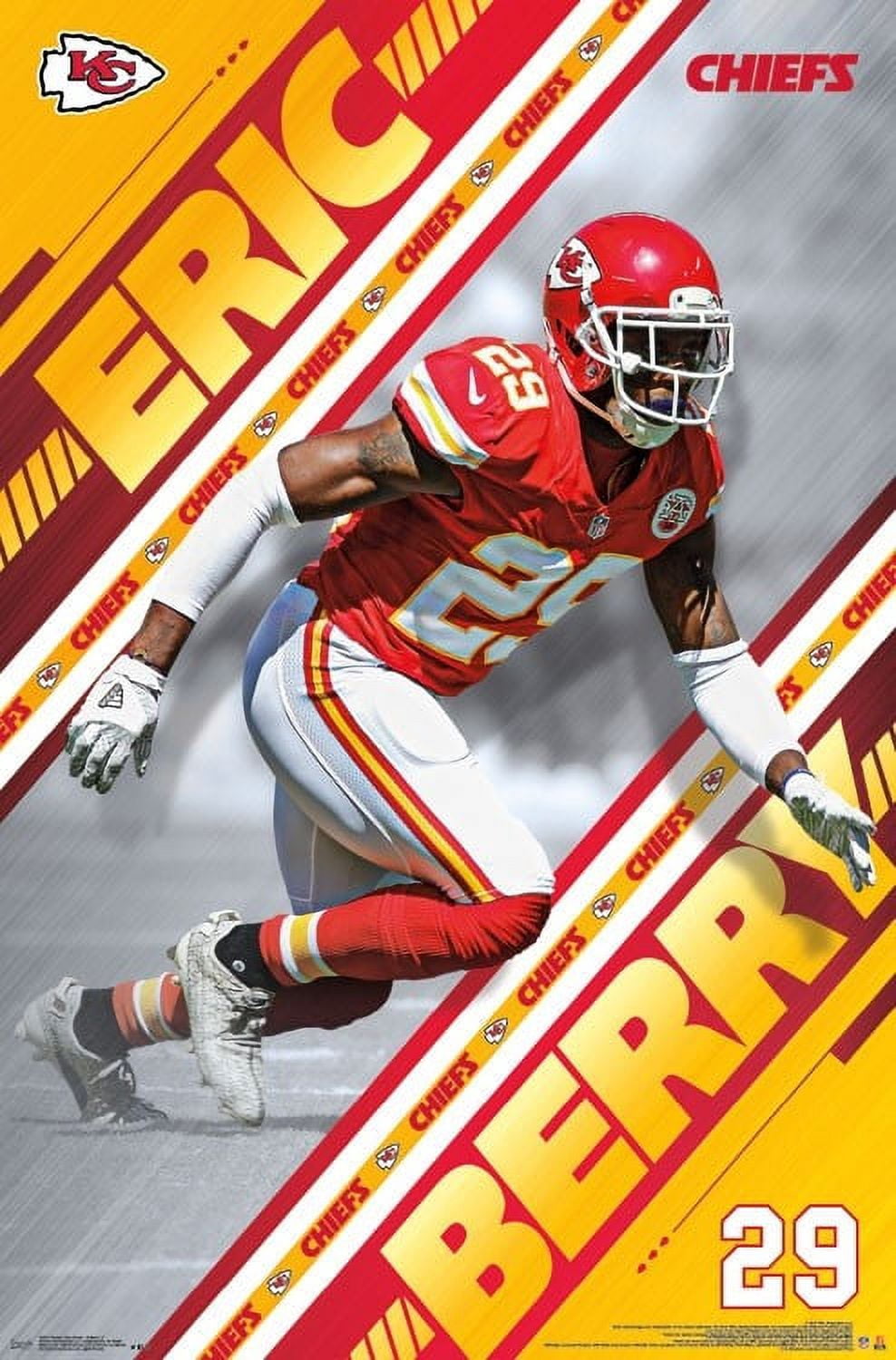 Kansas City Chiefs - Eric Berry Poster Print (22 x 34) - Walmart.com