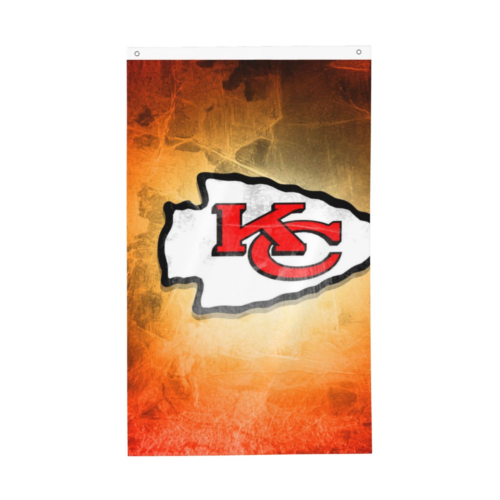 KC Chiefss Football Team Fans Audience Flag Double Sided Decorative ...