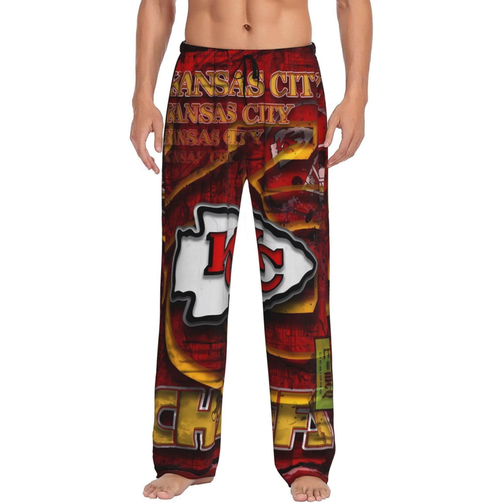 Kansas_City_Chiefs Football Team Logo Men's Pajama Pants,Home pants ...