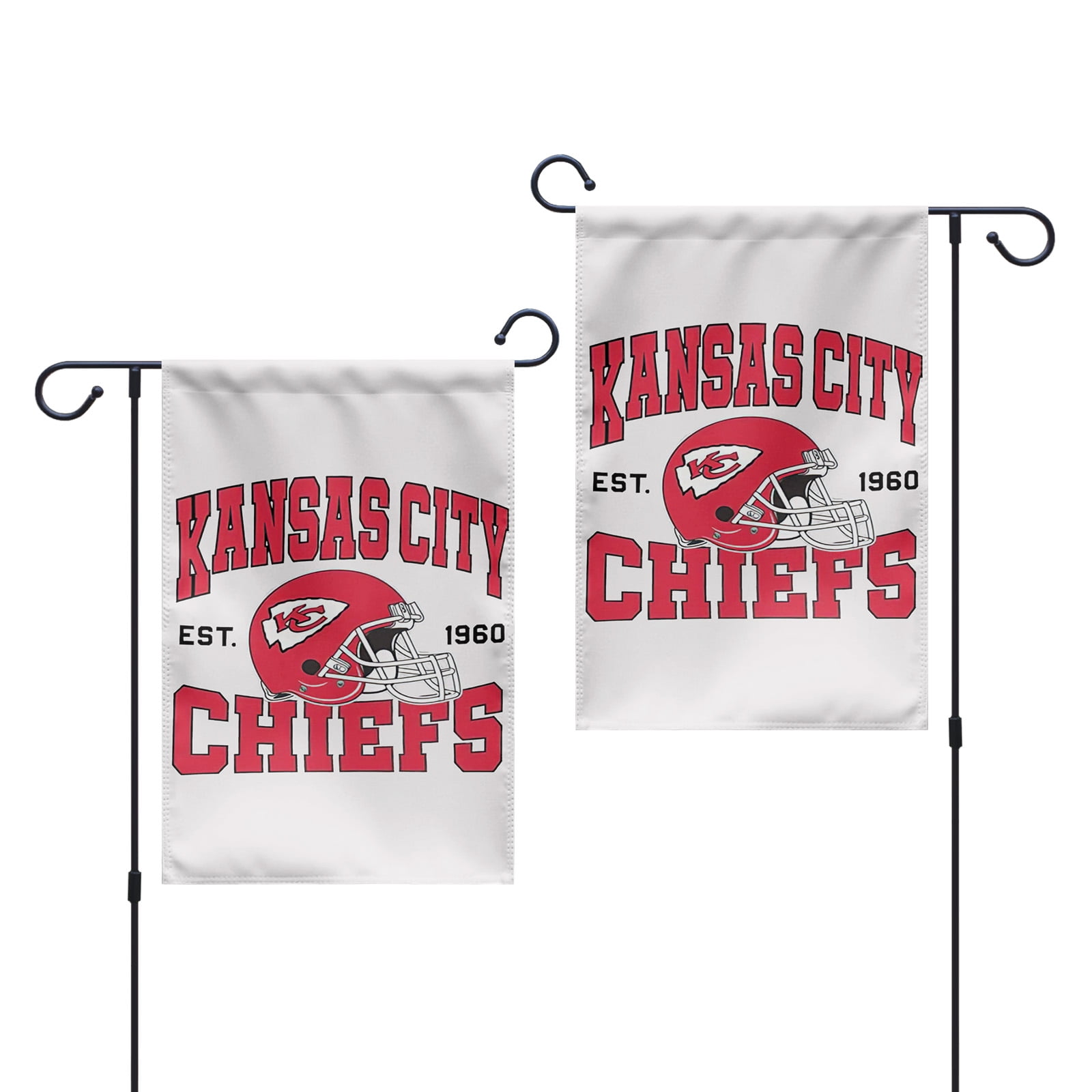 Kansas-City-Chiefs Garden Flag 12*18IN Porch Patio Lawn Seasonal ...