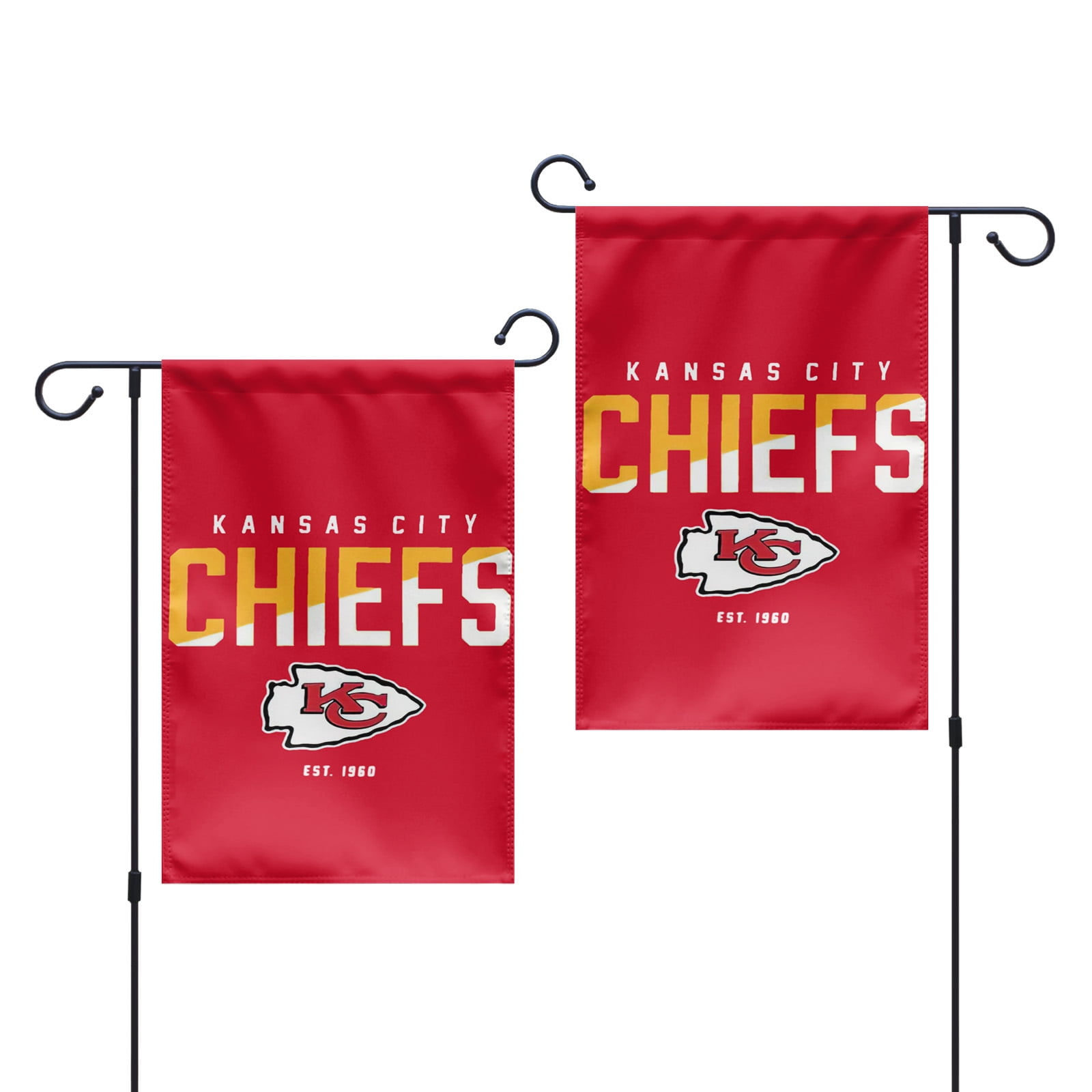 Kansas-City-Chiefs Garden Flag 17.7*27.5IN Porch Patio Lawn Seasonal ...