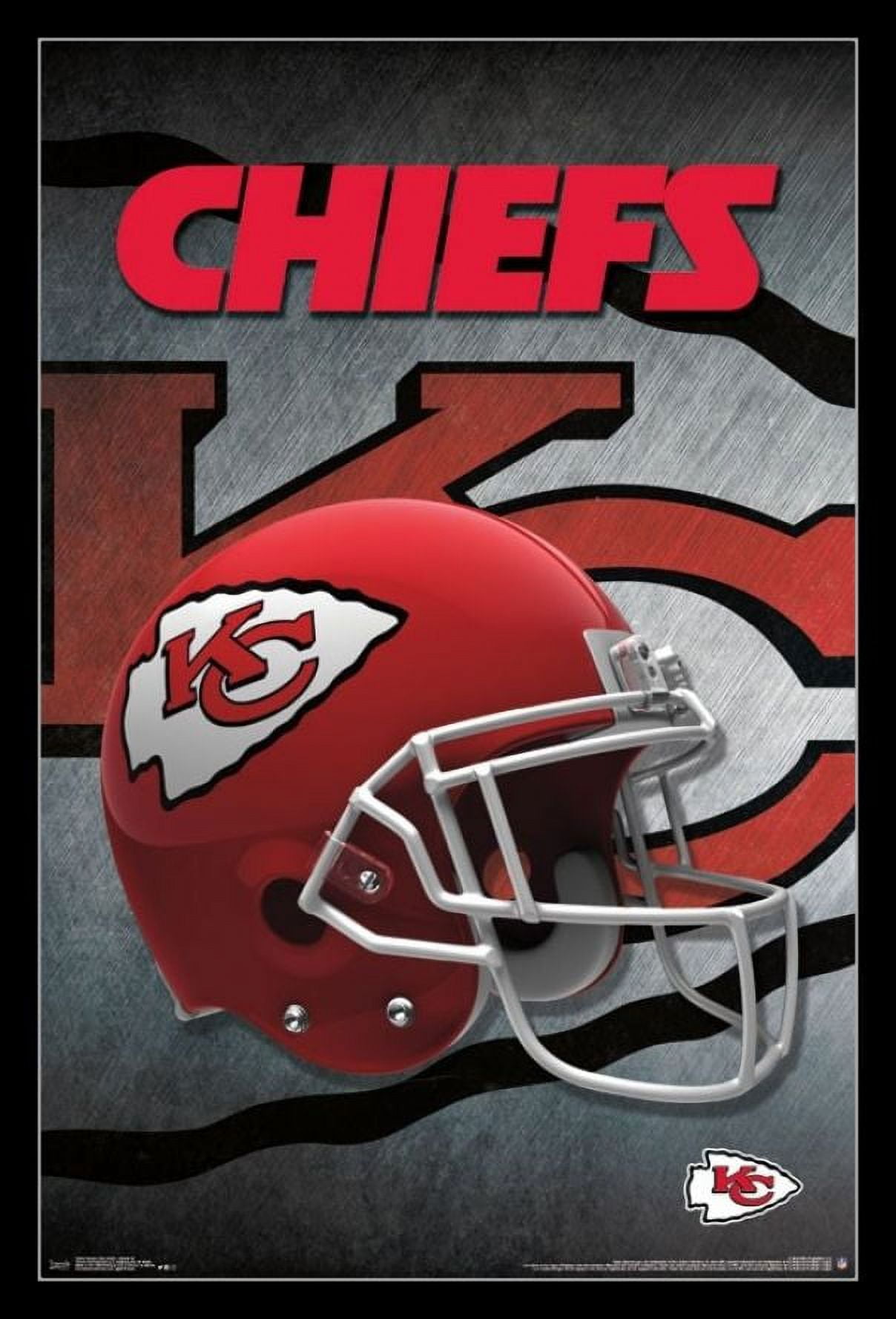 Kansas City Chiefs - Helmet 16 Laminated & Framed Poster Print (22 x 34 ...