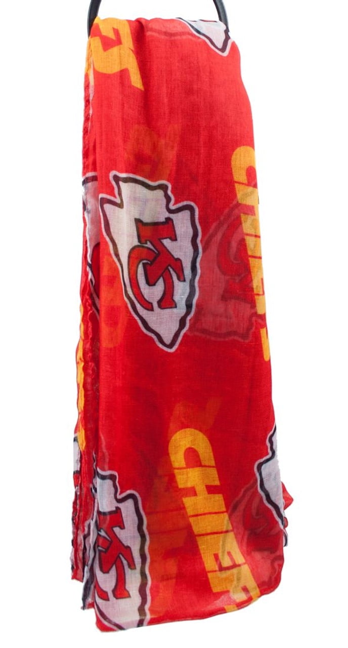 Kansas City Chiefs Infinity Sheer Fashion Scarf - Red Color - Walmart.com