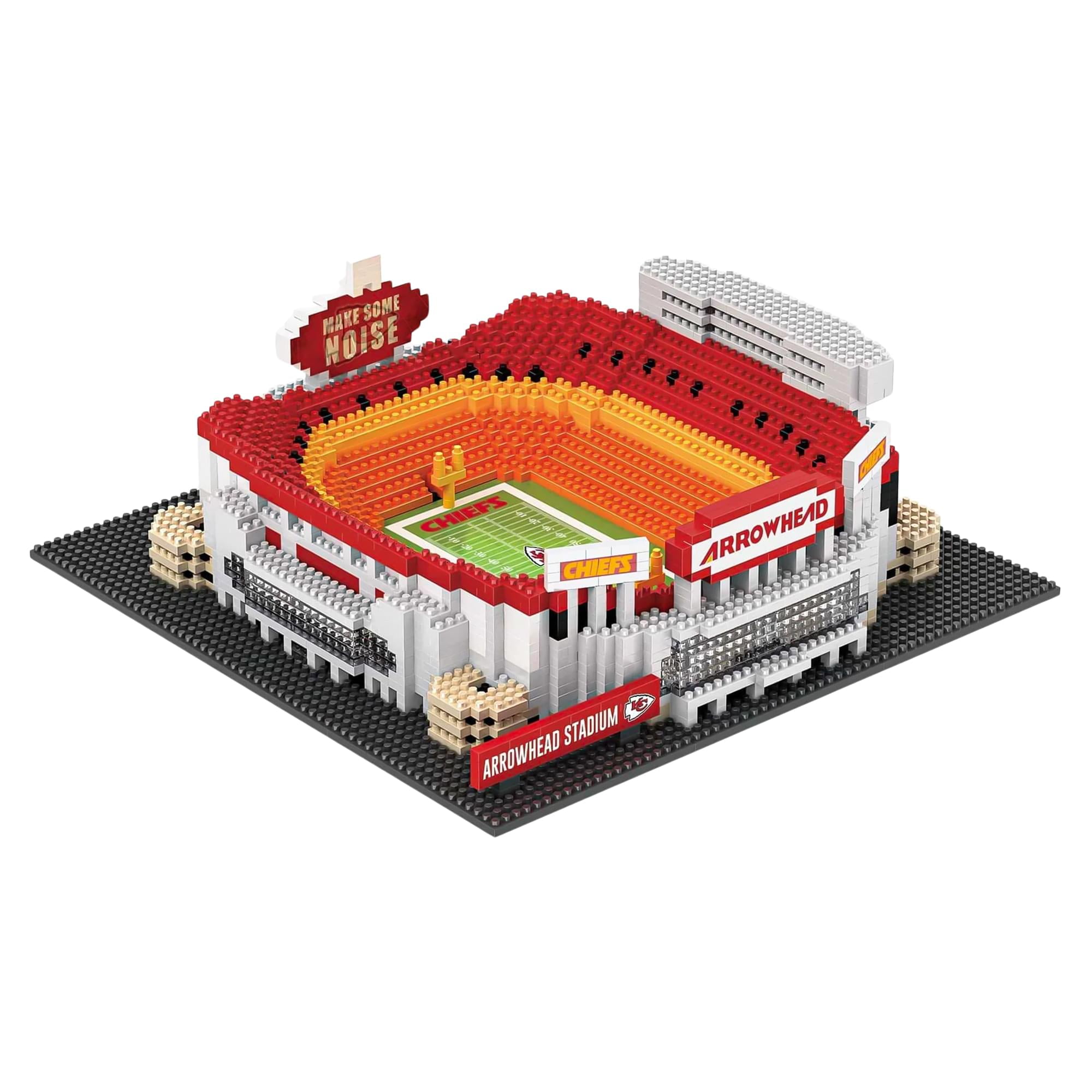 Kansas City Chiefs NFL FOCO BRXLZ Stadium Building Block Set - Walmart.com