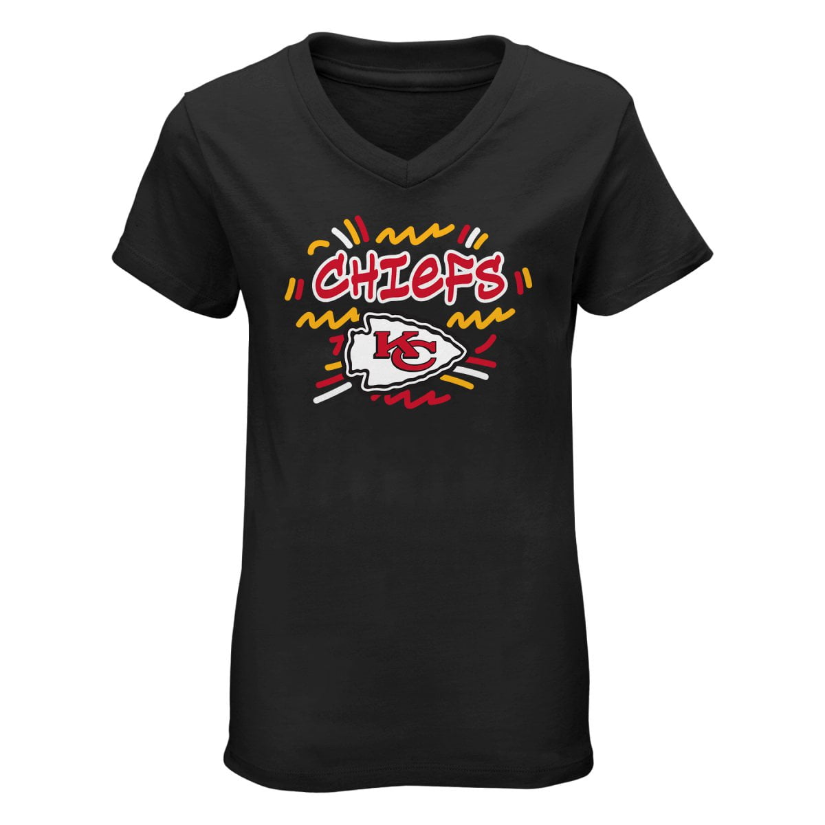 Kansas City Chiefs NFL Girls Cotton Tee - Walmart.com
