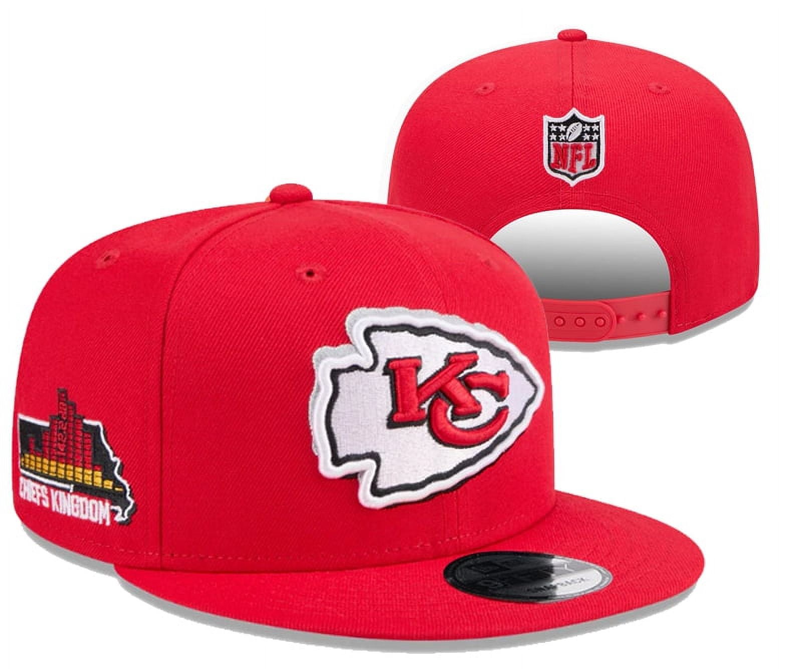 Kansas City-Chiefs New NFL Adjustable Football Cap Men's and Women's ...