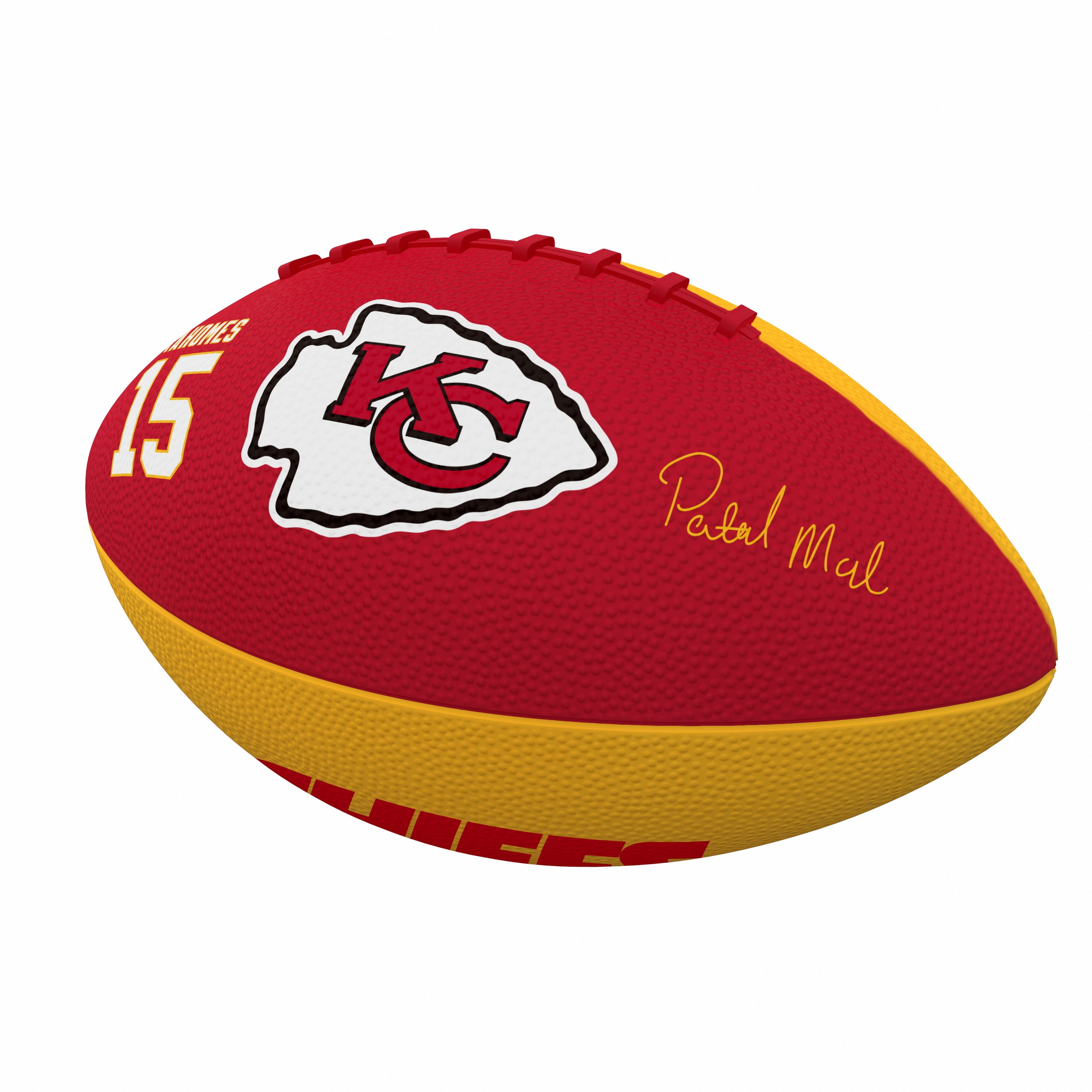 Kansas City Chiefs Patrick Mahomes Players Junior Size Rubber Football ...