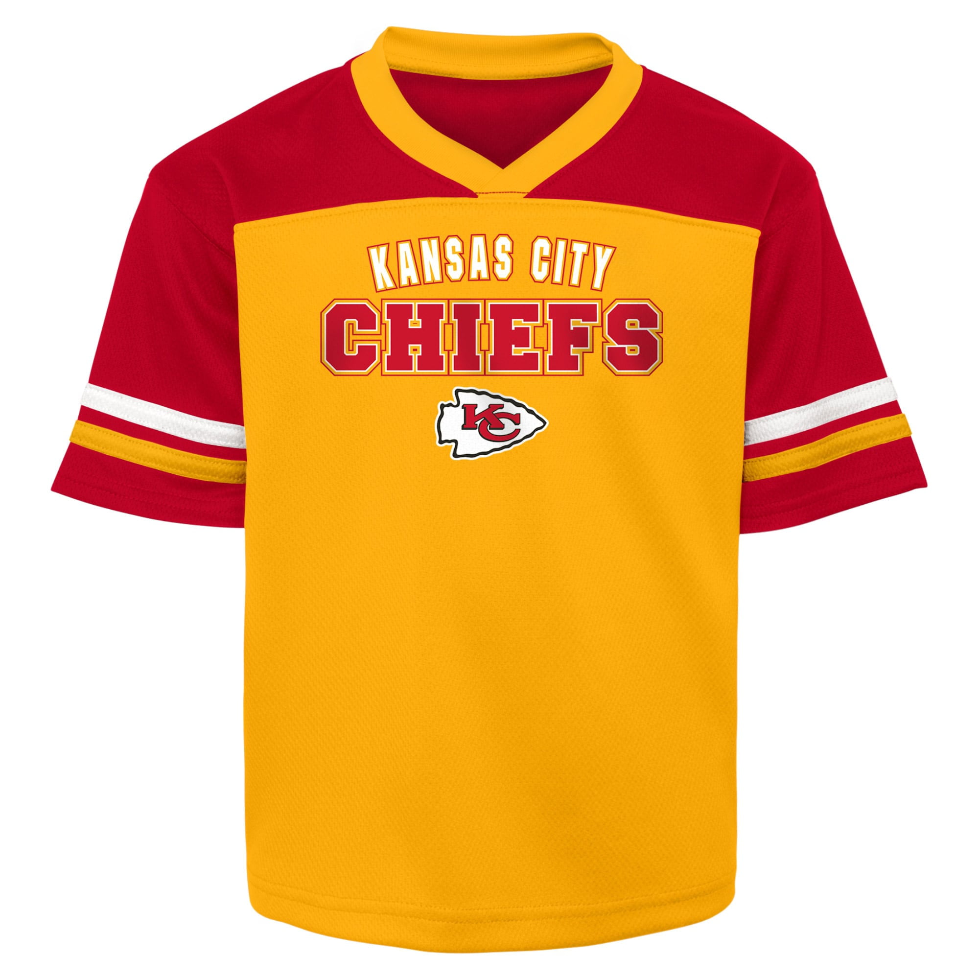 Kansas City Chiefs Short Sleeve Poly Pin Dot T-Shirt (Toddler ...