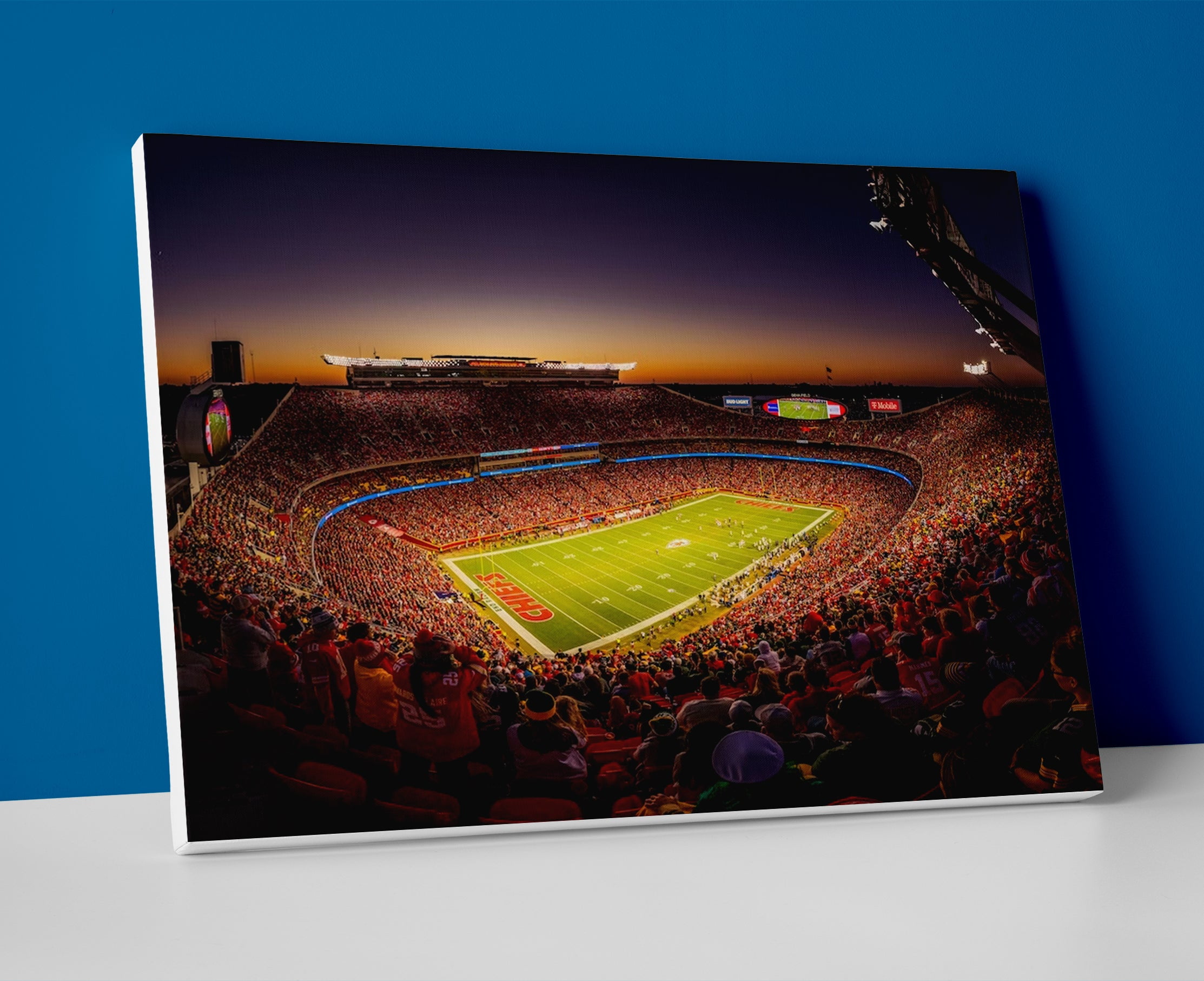 Kansas City Chiefs Stadium Poster or Wrapped Canvas - Walmart.com
