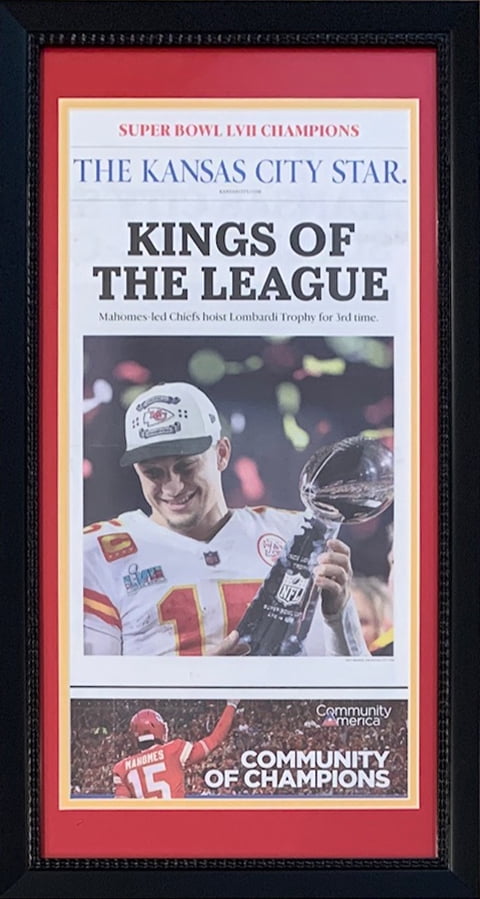 Kansas City Chiefs Super Bowl 57 LVII Champions Original Front Page KC ...