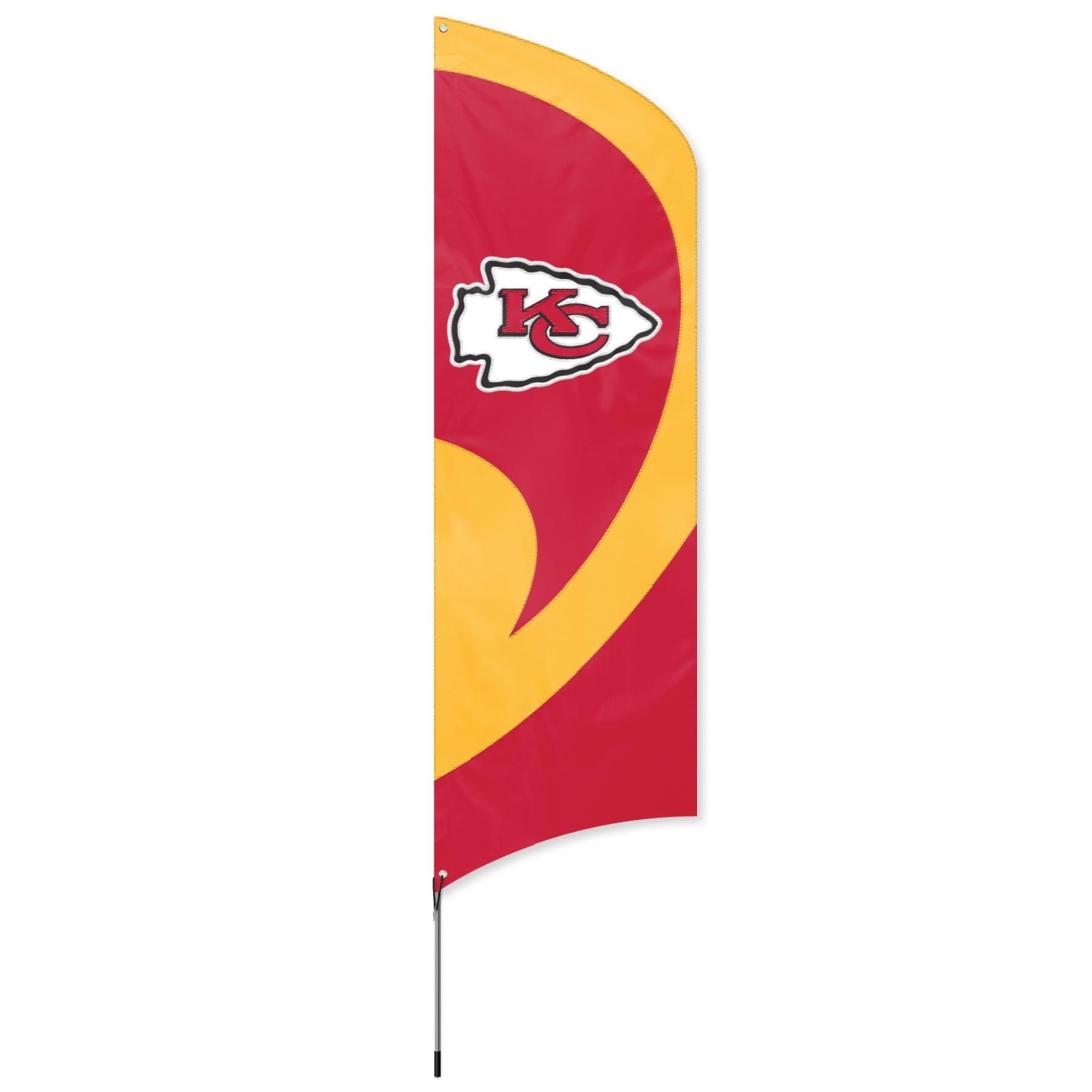 Kansas City Chiefs Tall Team Flag Kit - Walmart.com