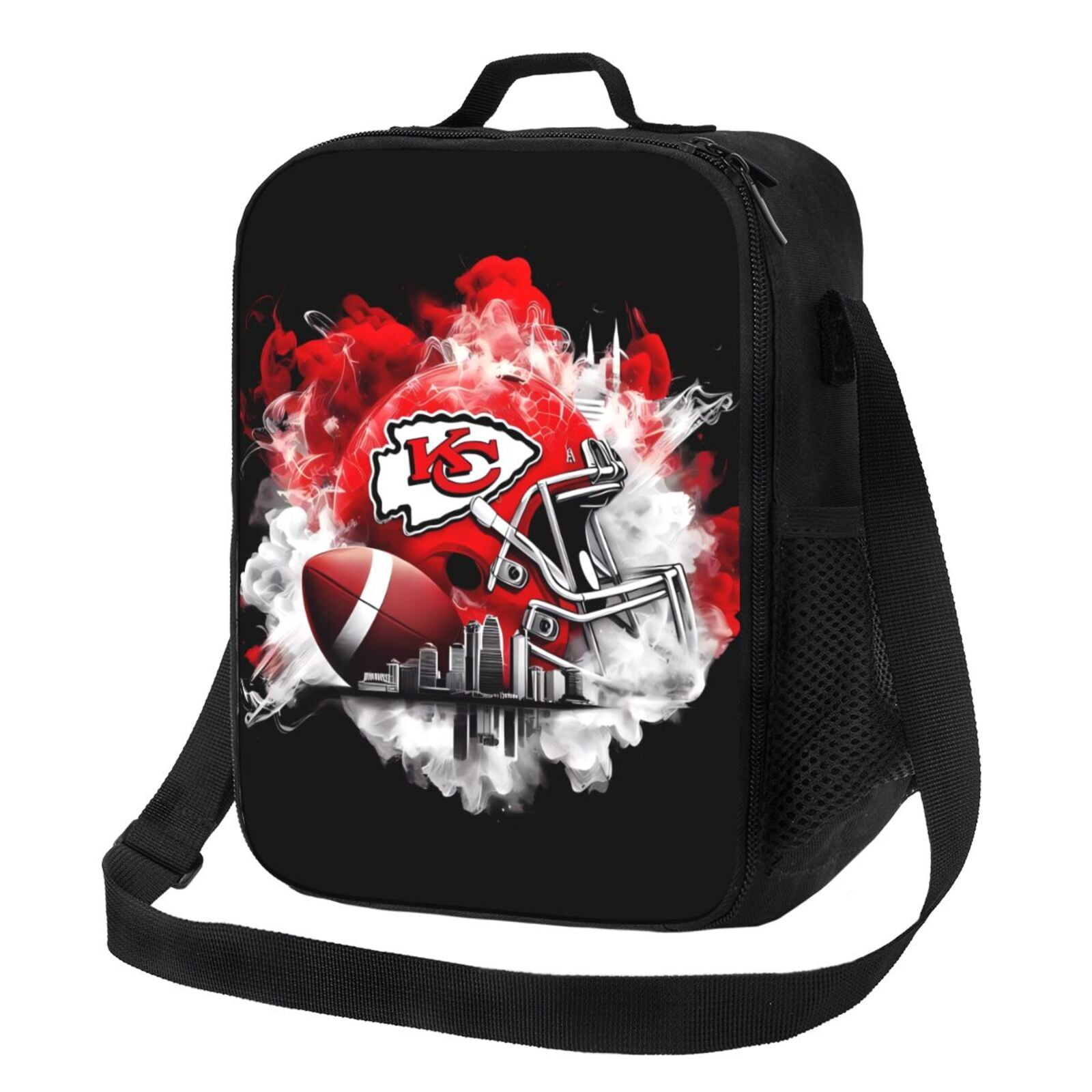 KC Chiefss Team Lunch Box Insulation Single Shoulder Hand-Held Lunch ...