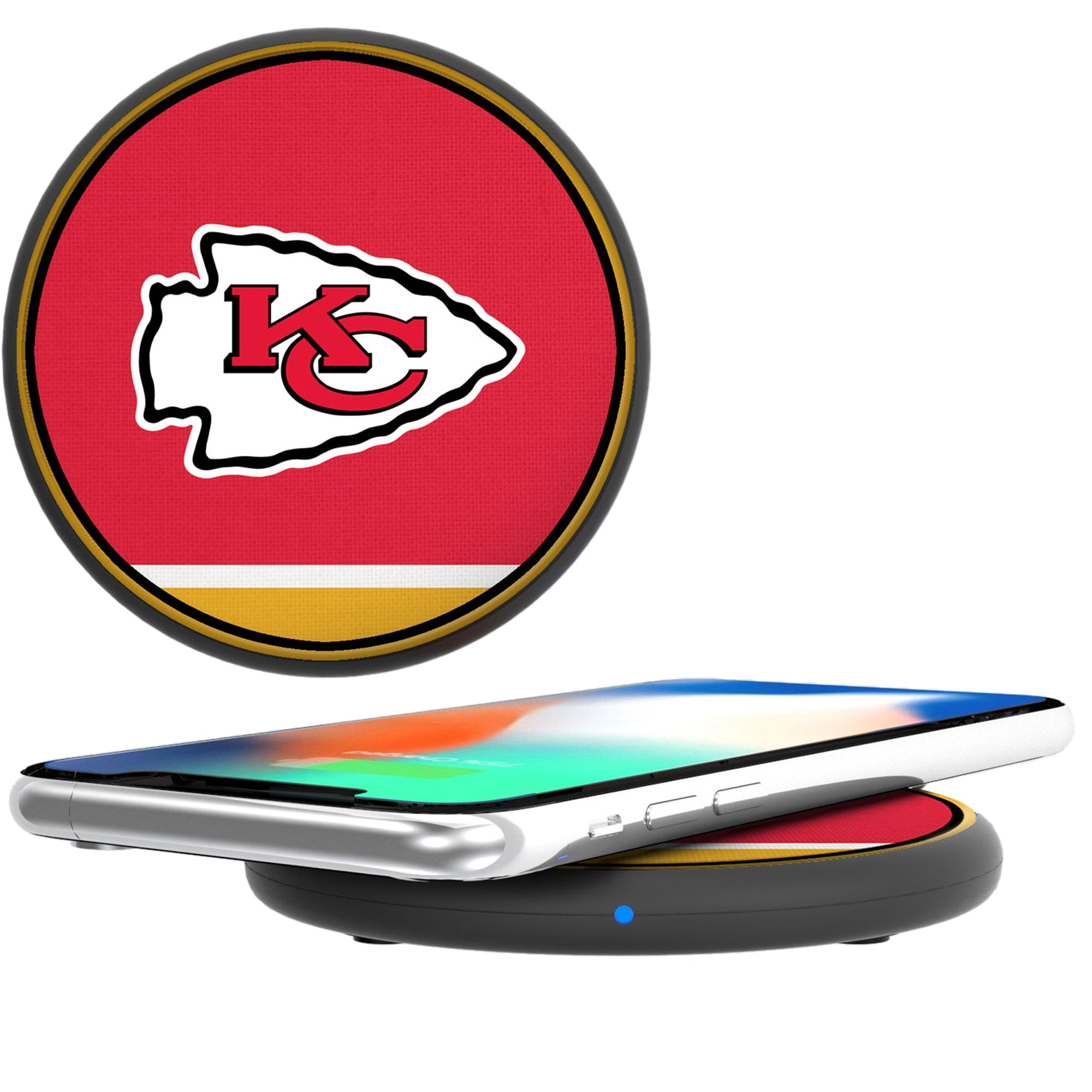 Keyscaper Kansas City Chiefs 15 Watt Wireless Induction Charger ...