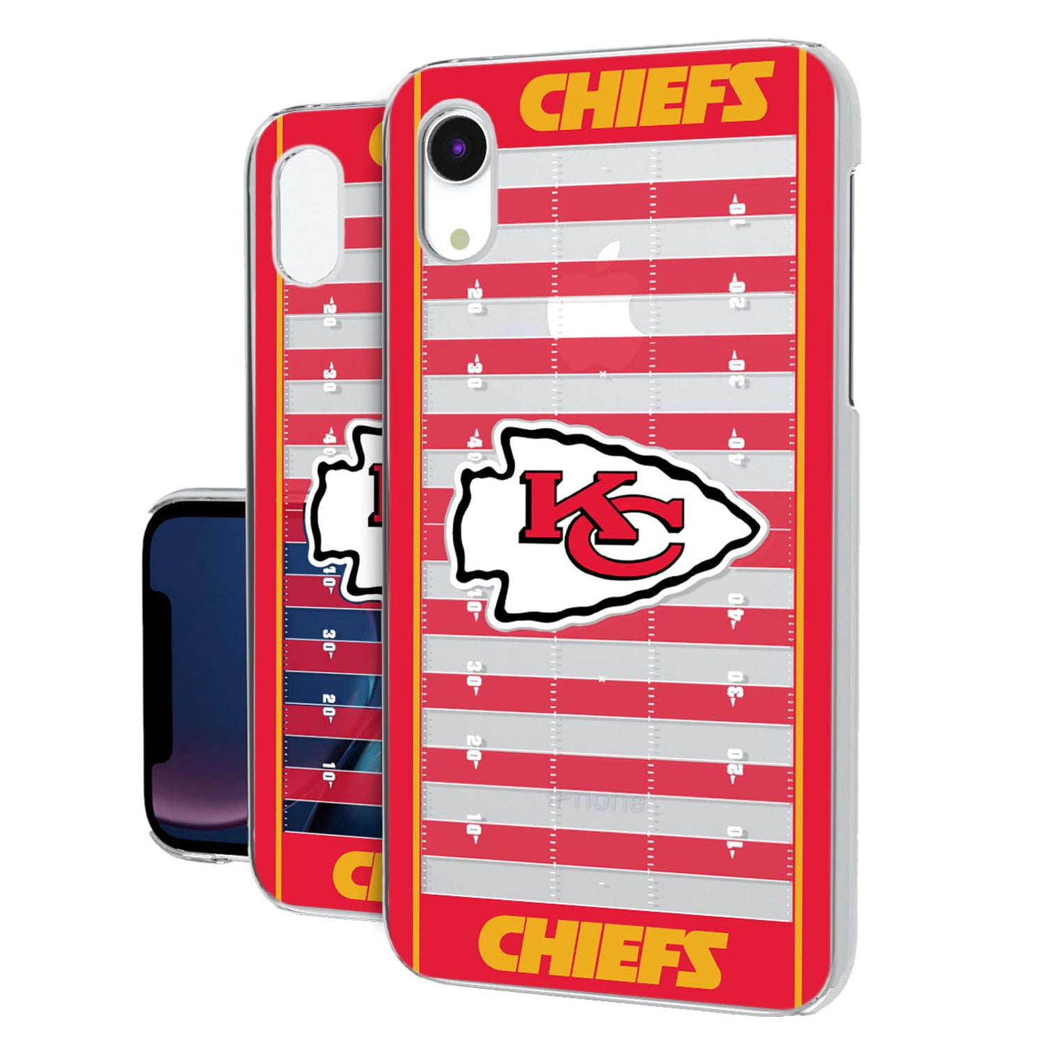 Kansas City Chiefs iPhone Clear Field Design Case - Walmart.com