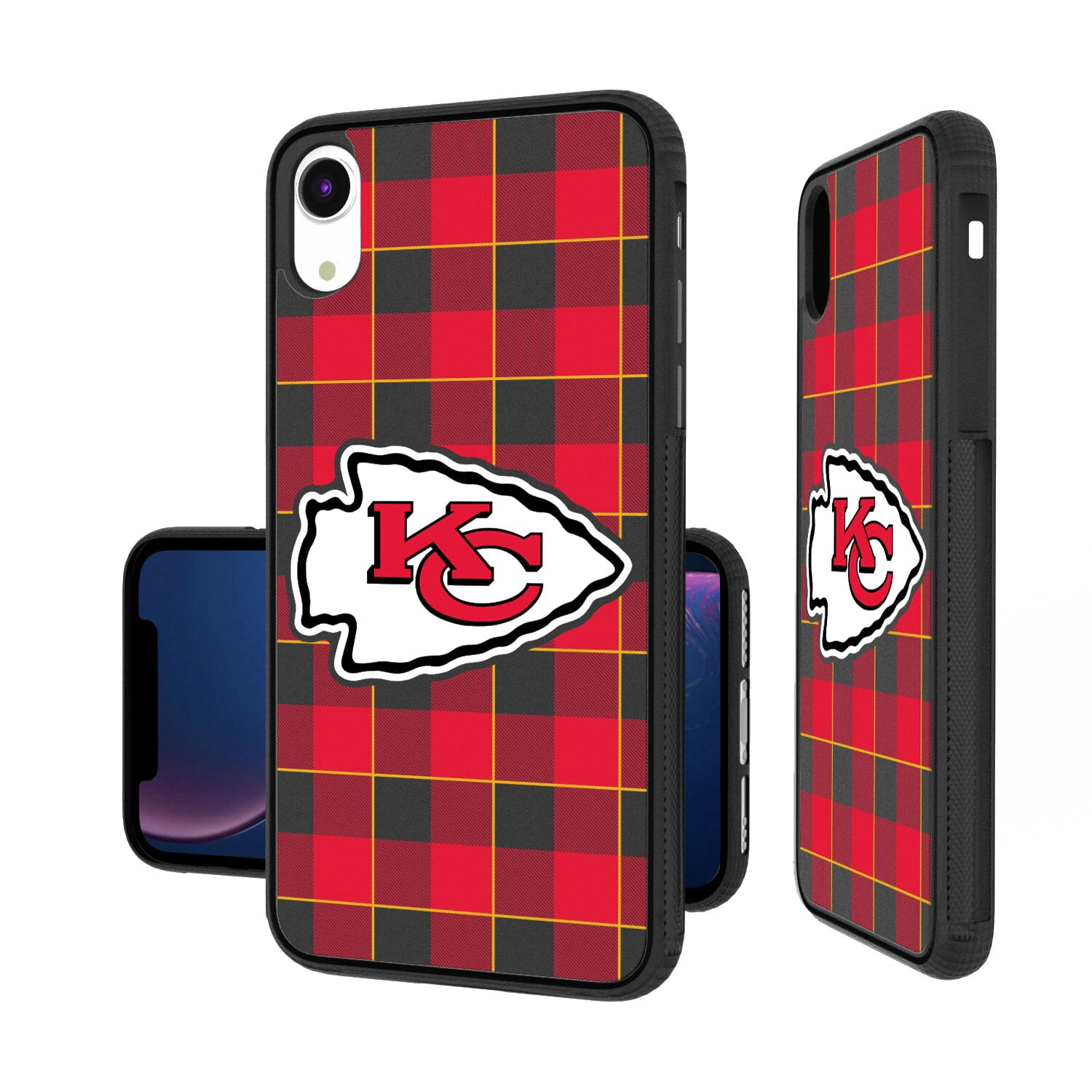 Kansas City Chiefs iPhone Plaid Design Bump Case - Walmart.com
