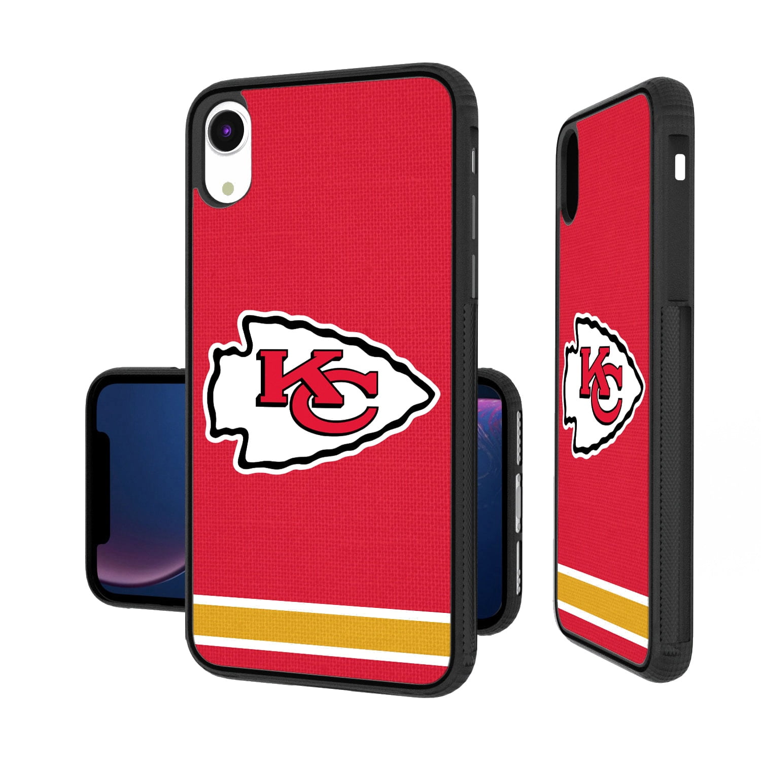 Kansas City Chiefs iPhone Stripe Design Bump Case - Walmart.com