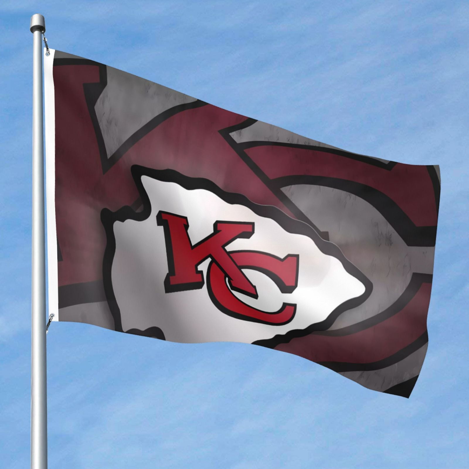 Kansas_City City Football team flag double-sided 5x8ft flags patio ...