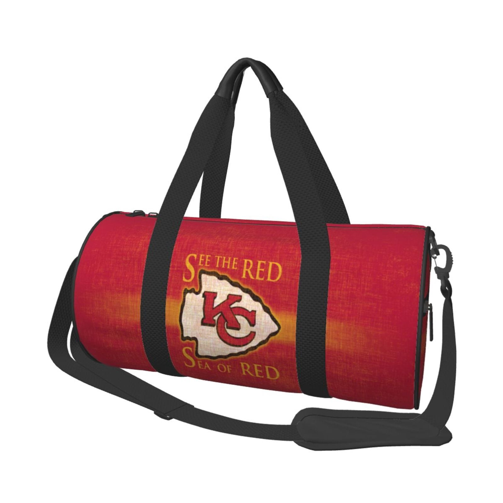 Kansas_City Custom Large Duffel Bags, Football Team Themed Fan Gym Bags ...