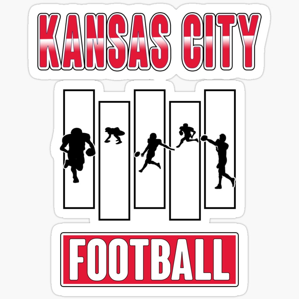 Kansas City Football Sticker Baseball Sticker, Football Sticker ...