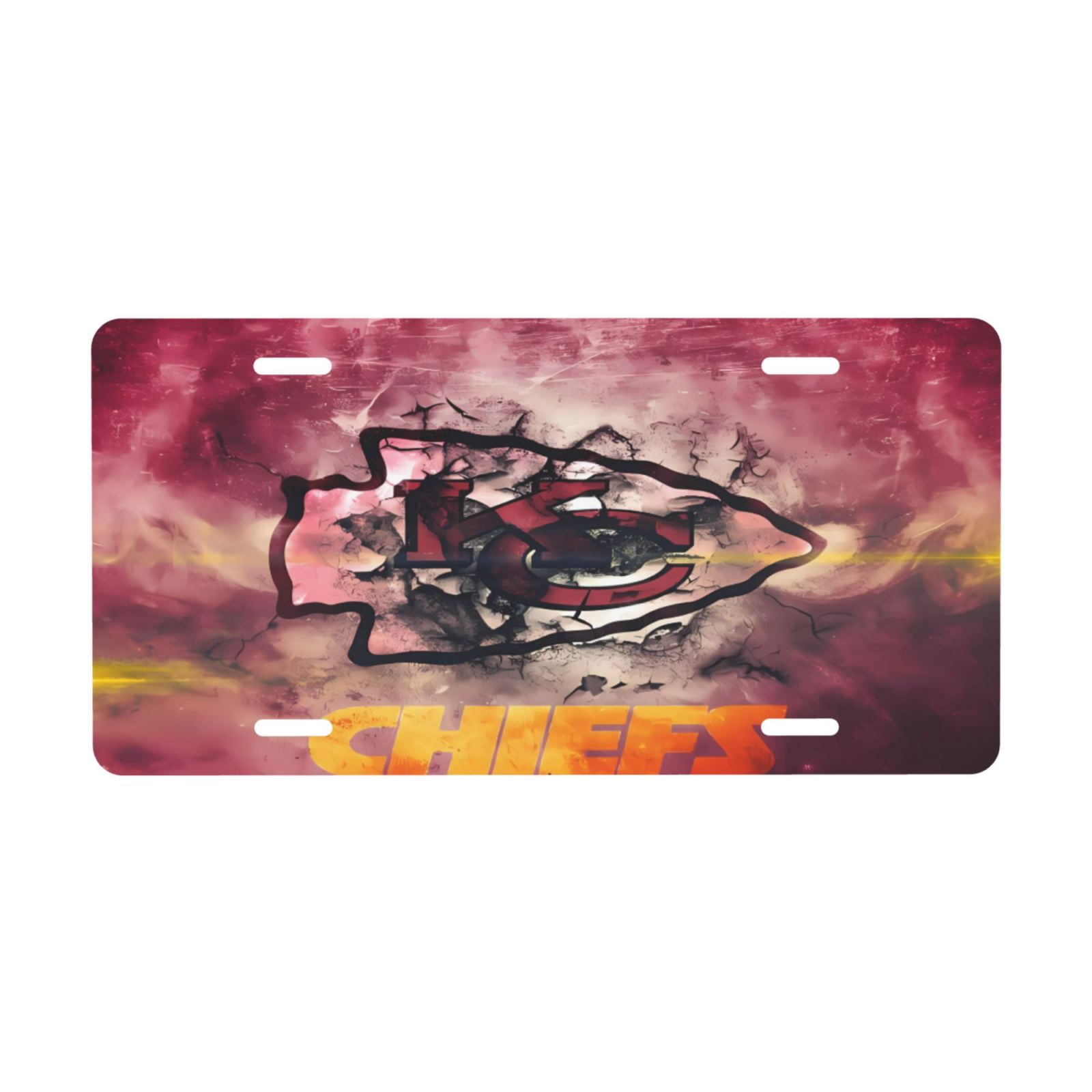 Kansas_City Football Team Car Decorative License Plate 6 x 12 ...