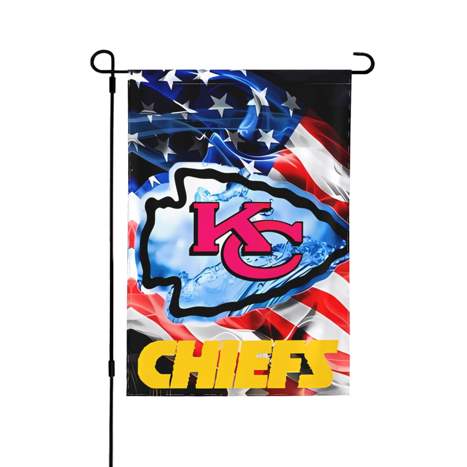 Kansas_City Football Team Garden Flag 12.5"x18"/28"x40" Double Sided ...