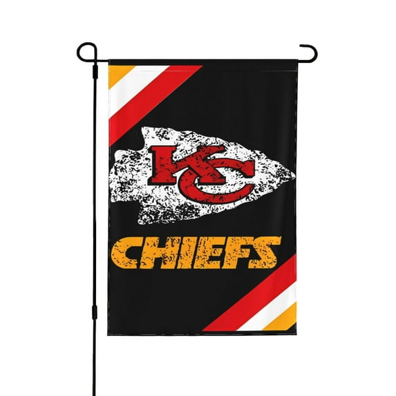 Kansas_City Football Team Garden Flag 12.5"x18"/28"x40" Double Sided ...