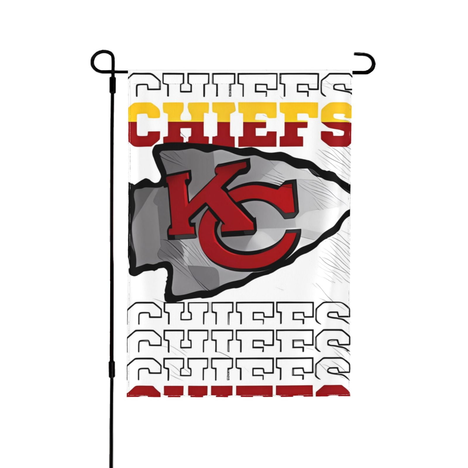 Kansas_City Football Team Themed Garden Flag Indoor and Outdoor ...