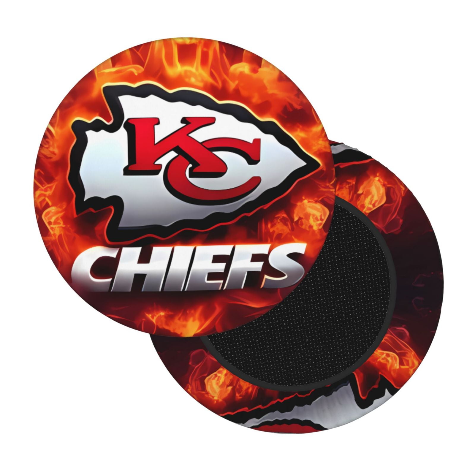 Kansas_City Football team themed Round Bar Stool Seat Covers,Soft And ...