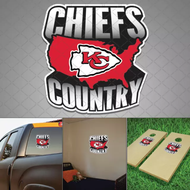 Kansas City Kansas City Football Team Country Sticker Decal Vinyl ...