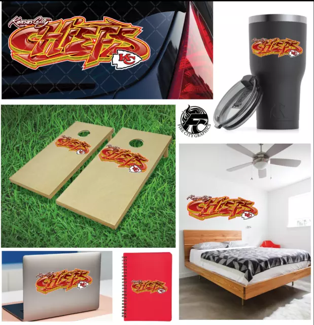 Kansas City Kansas City Football Team Sticker Decal Graffiti Car Truck ...