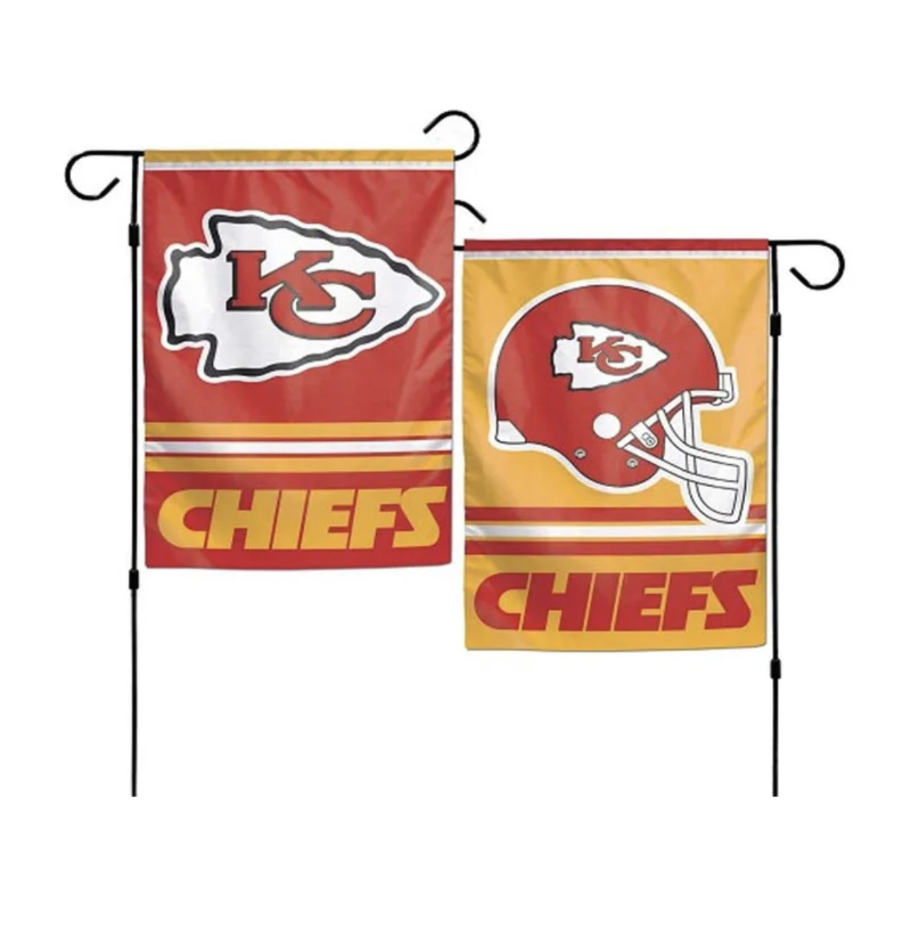 NFL Kansas City Pro Football Team 12x18 Double Sided Garden Flag Banner ...