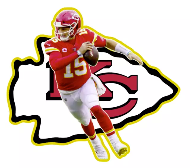 Kansas City Quarterback Football Fan Art Sticker Baseball Sticker, Football Sticker, Basketball ...