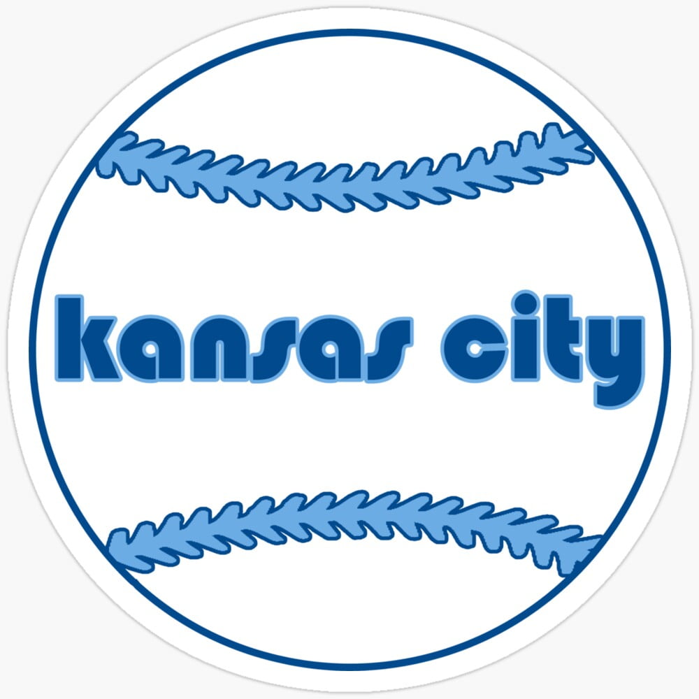 Kansas City Retro Throwback Baseball Sticker Phone Decal Water Bottle ...