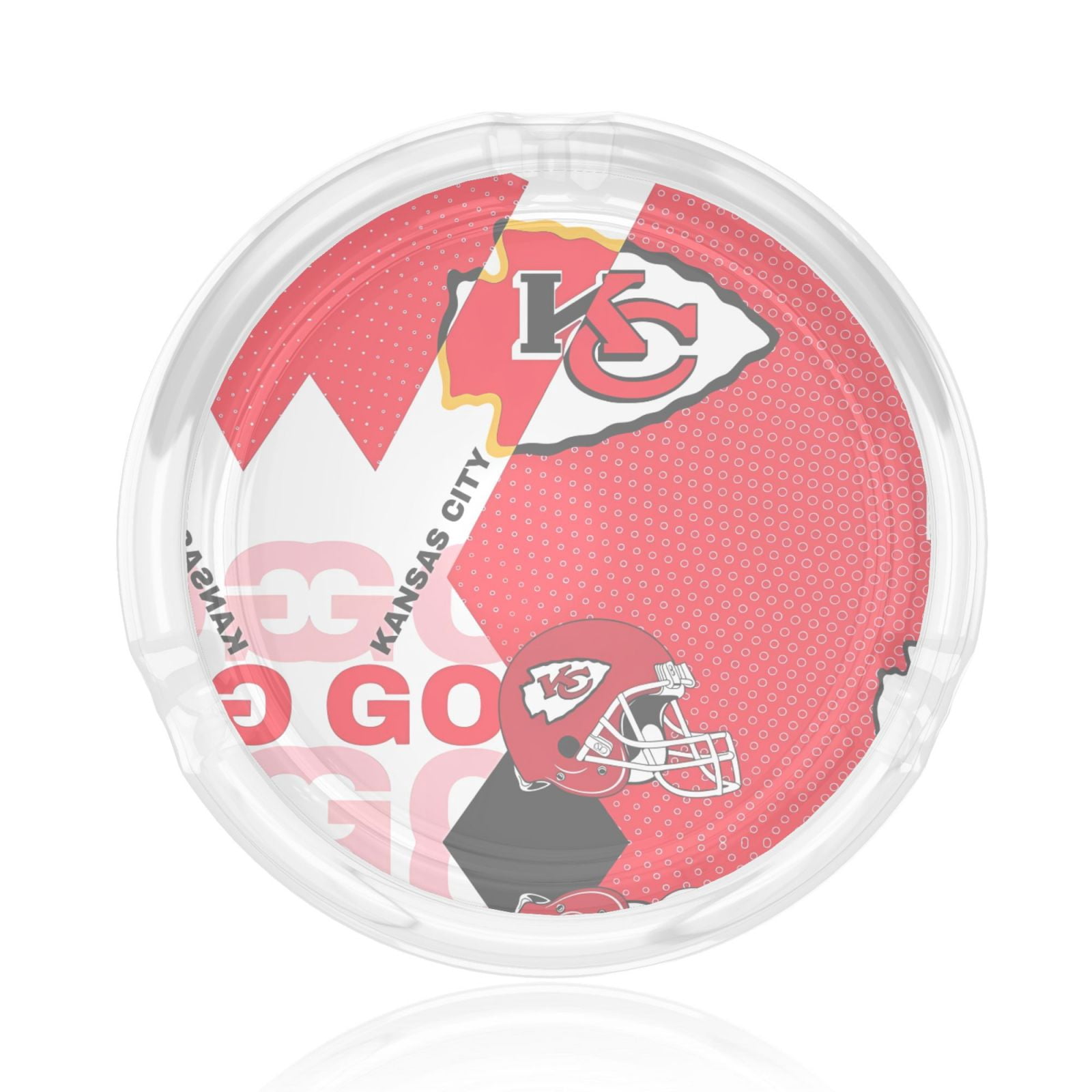Kansas_City Round Glass Ashtray, Portable Decorative Modern Ashtray ...