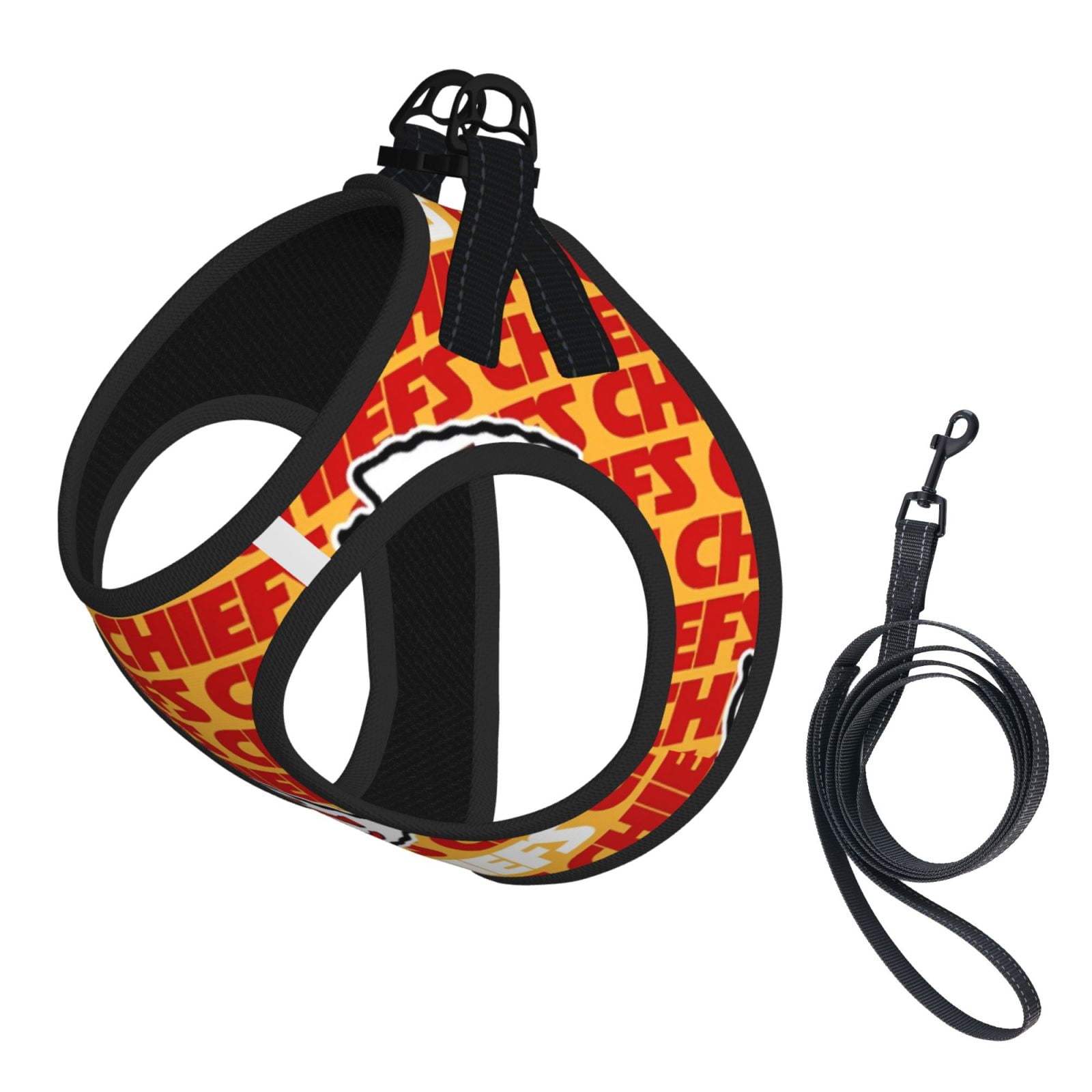 Kansas_City Small Scale Dog Harness Soft Breathable Mesh Pet Football ...
