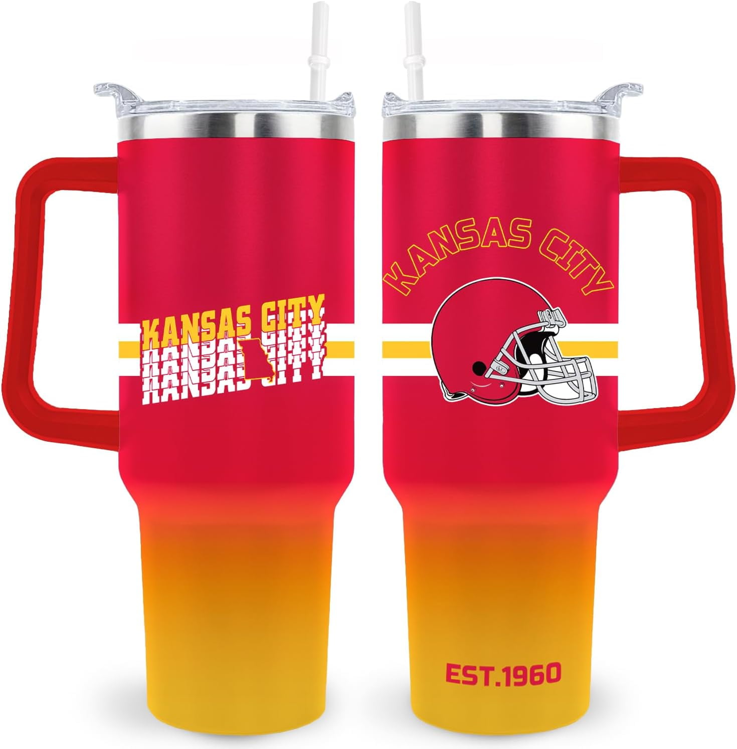Kansas City Tumbler Cup - Kansas City Gifts for Men - 40 OZ Insulated ...