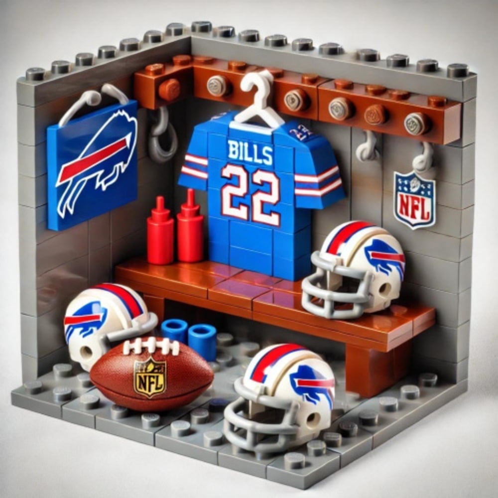 Kansas Football Locker Room Building Blocks for Adults – Creative ...
