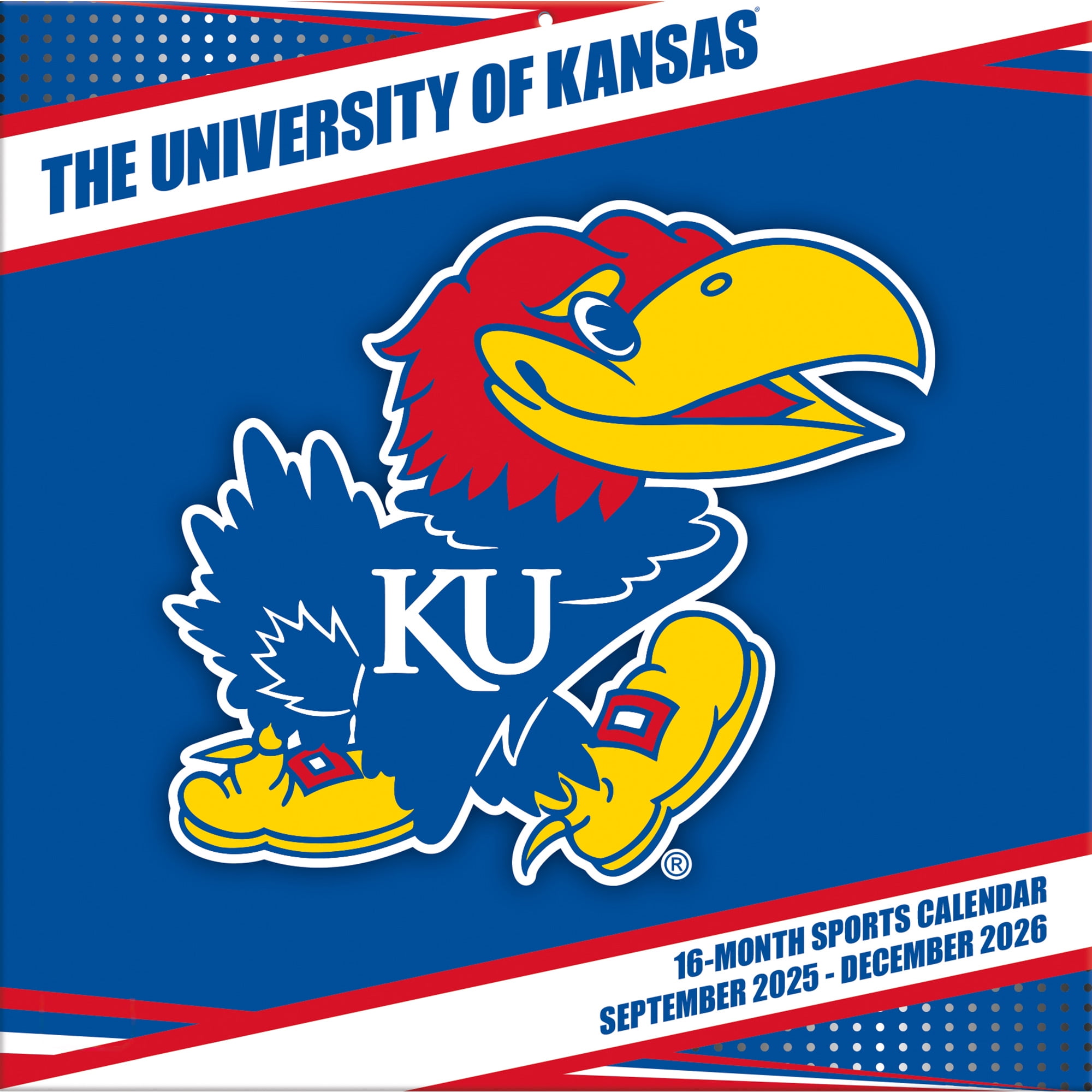 Kansas Jayhawks 2026 16M Turner Wall Calendar - Pf - Walmart.com
