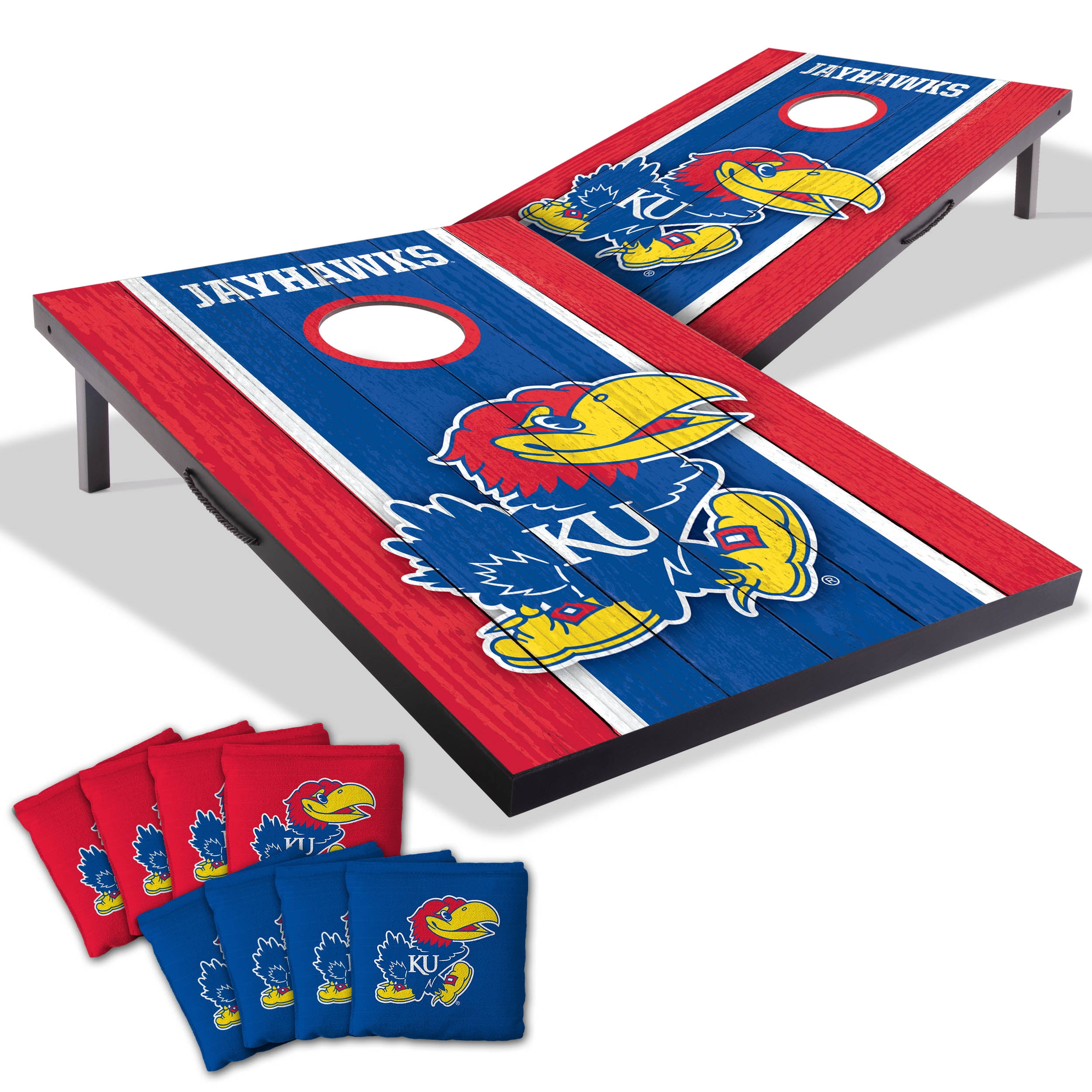 Kansas Jayhawks 2x3 MDF Cornhole Game Set - Walmart.com