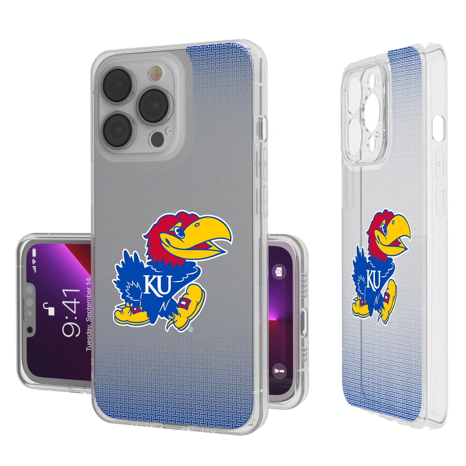 Kansas Jayhawks Linen Logo iPhone Clear Case - Walmart.com