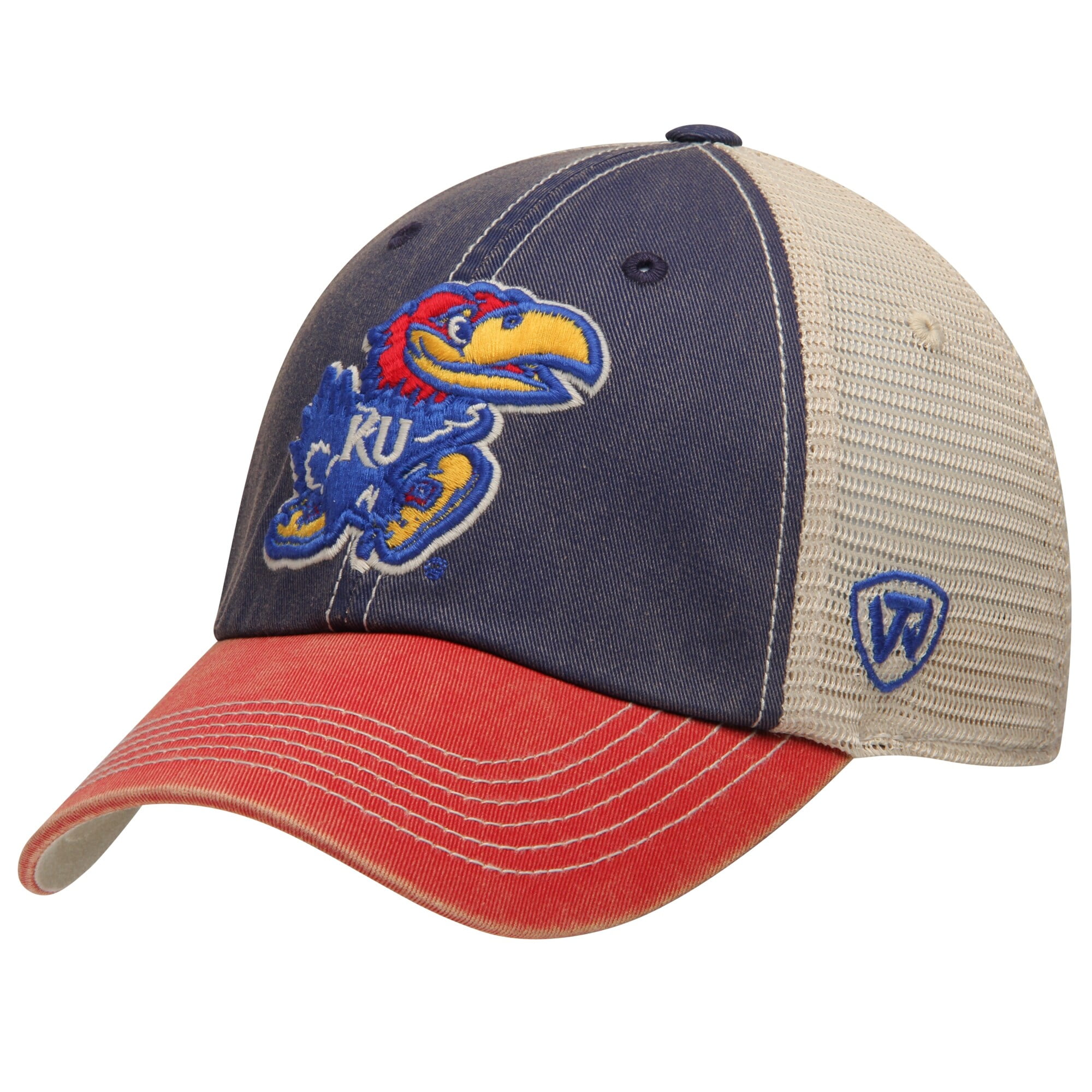 Kansas Jayhawks Top of the World Offroad Trucker Adjustable Hat - Royal ...