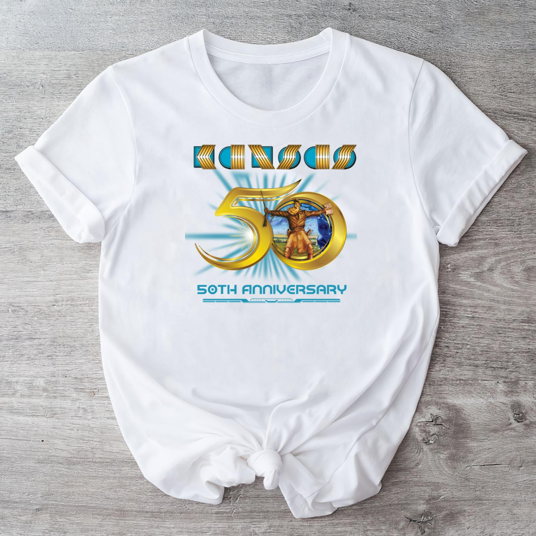 Kansas Music Band 50th Anniversary Tour 2024 T-shirt-TH14963 - Walmart.com