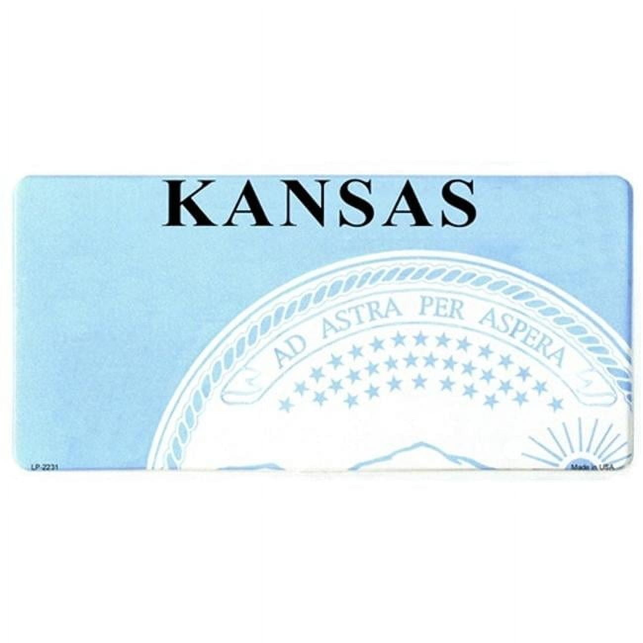 Kansas State Background Blanks Flat- Automotive License Plates Blanks ...