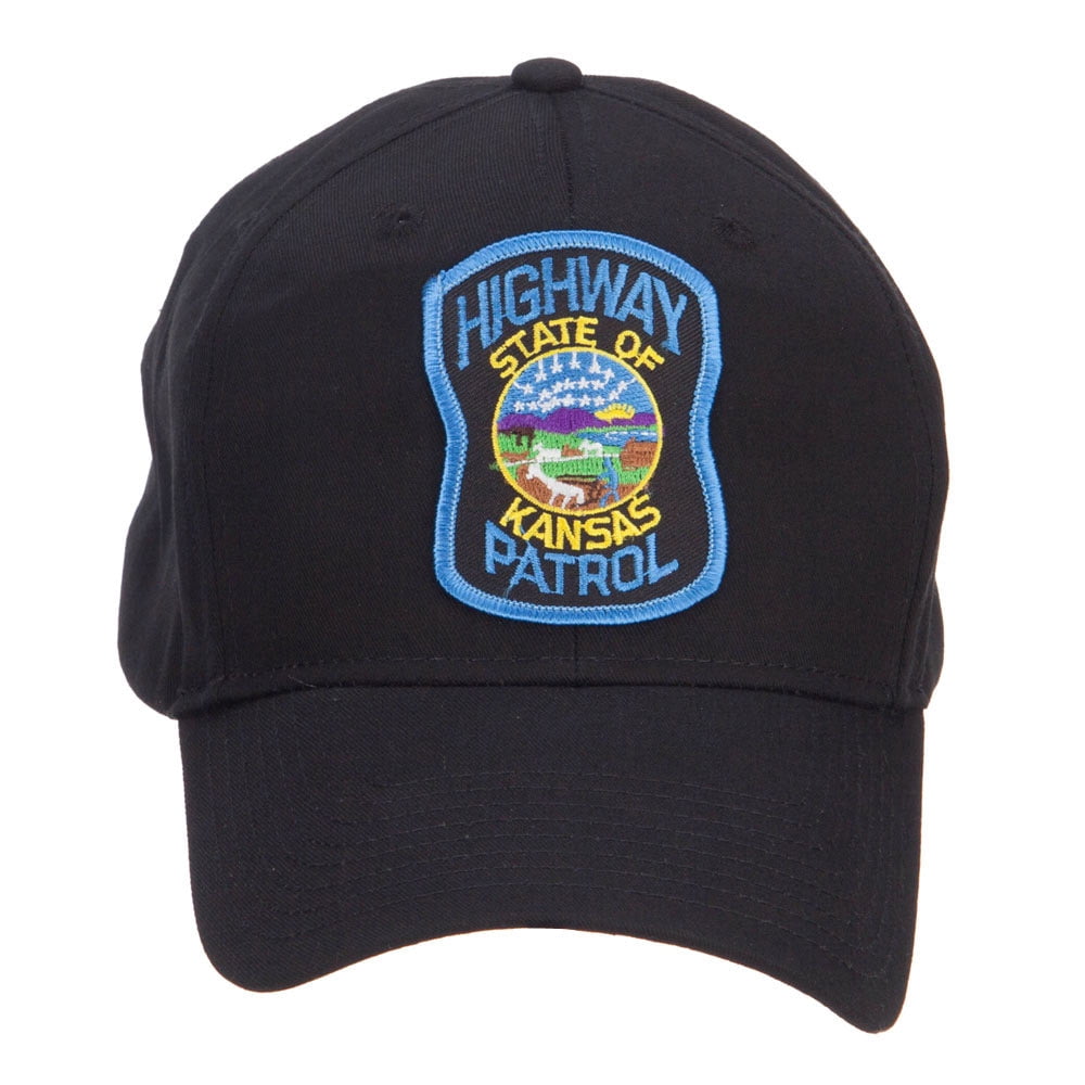 Kansas State Highway Patrol Patched Cap - Black OSFM - Walmart.com