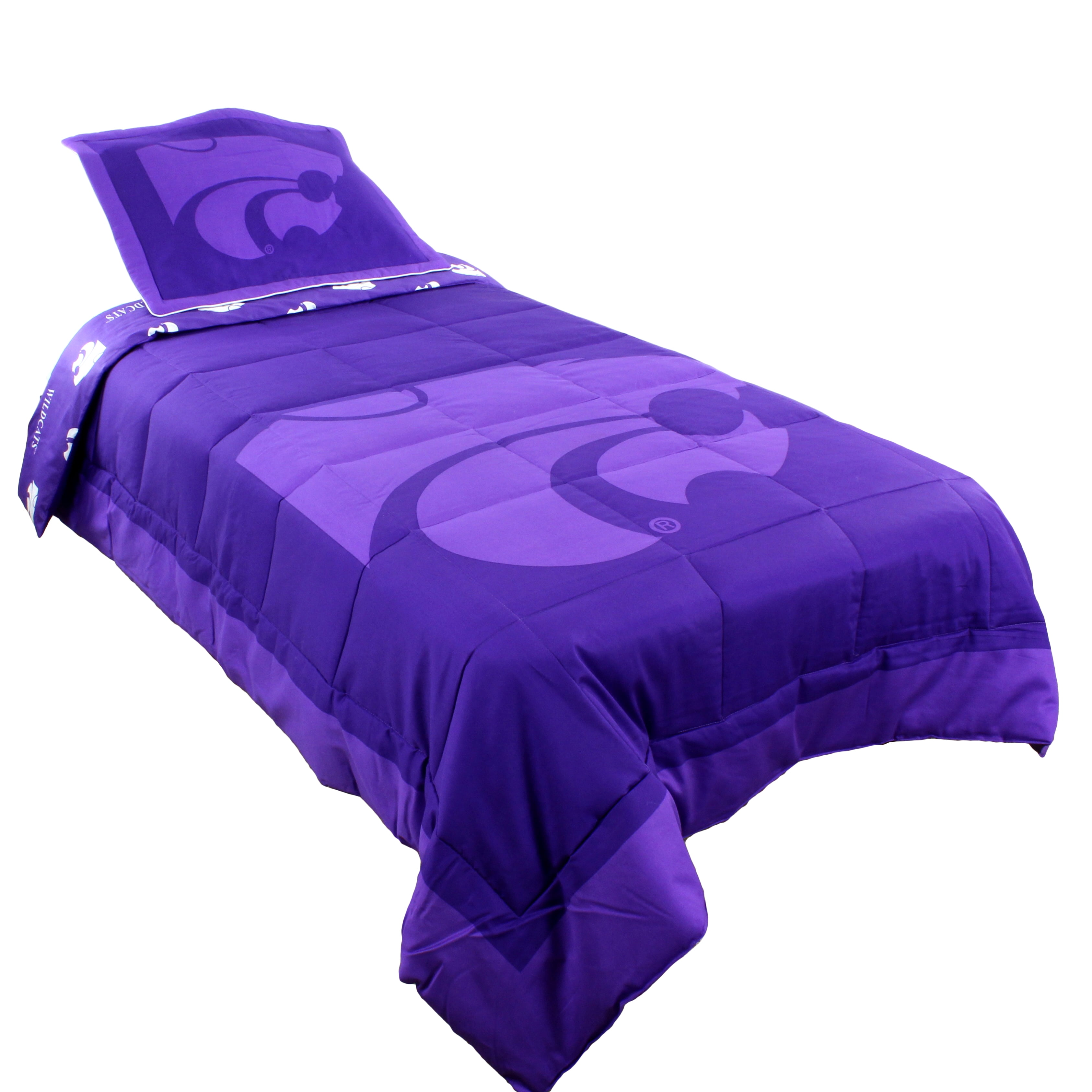 Free Shipping! College Covers Kansas State Wildcats Reversible Cotton ...